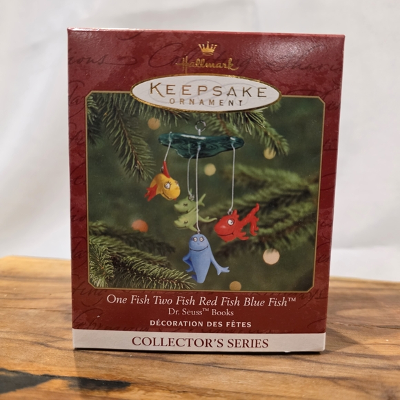 Hallmark | Holiday | Hallmark Keepsake Ornament Dr Suess One Fish Two ...
